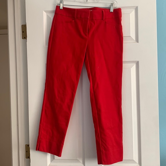 LOFT | Pants & Jumpsuits | Red Loft Riviera Pant | Poshmark
